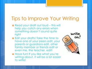 Aspects of Clear and Coherent Writing | PPT