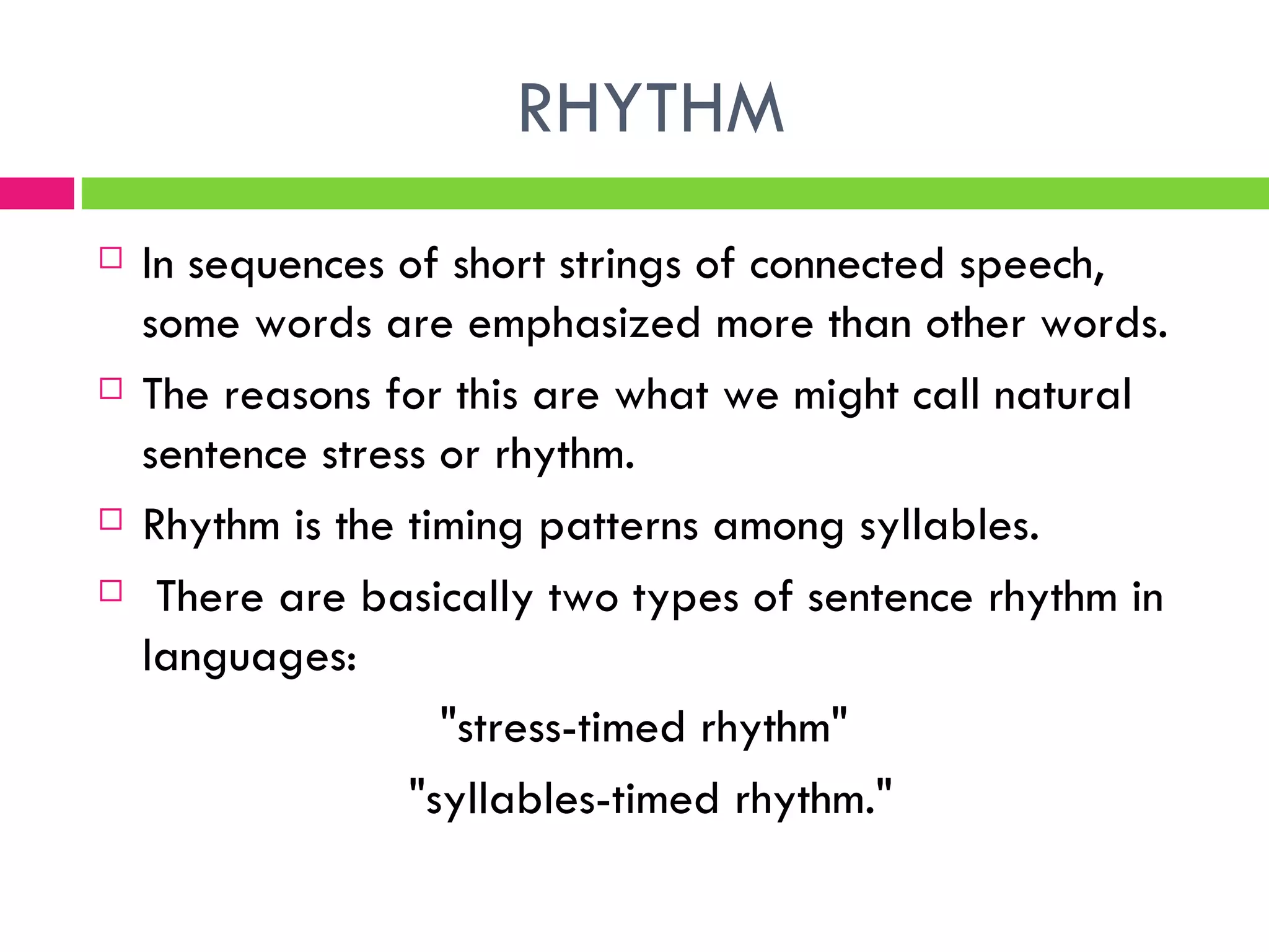 Aspects of connected speech | PPT