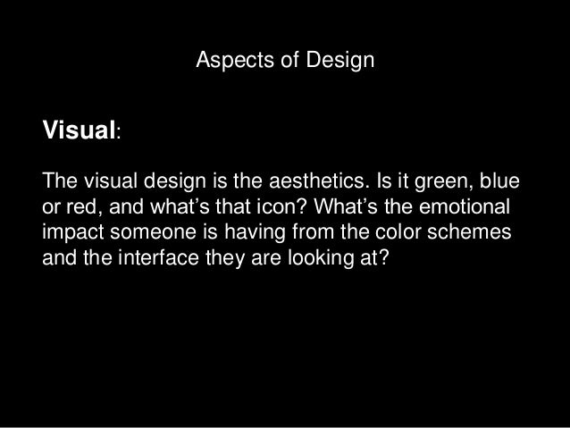 Aspects of design and strategy