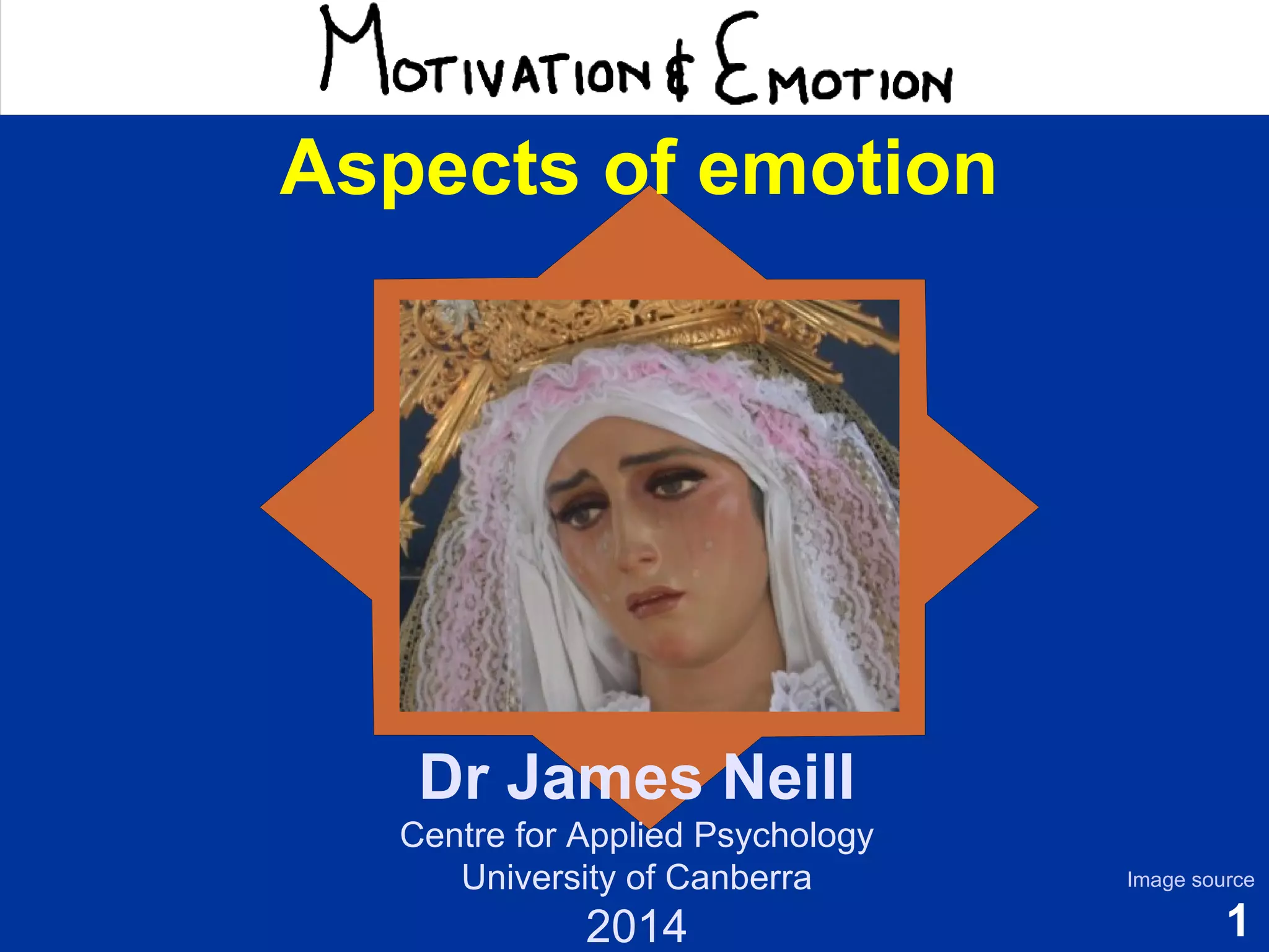 Aspects of emotion | ODP