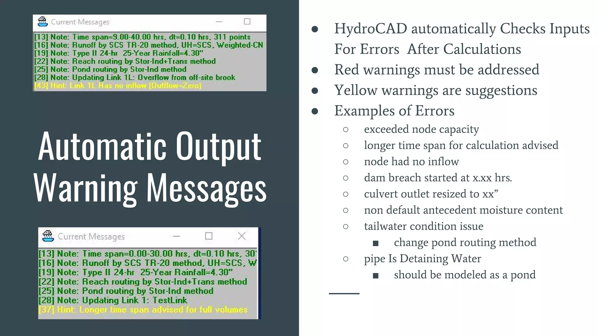 Aspects of HydroCad Models for Review | PDF