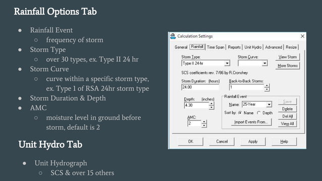 Aspects of HydroCad Models for Review | PDF