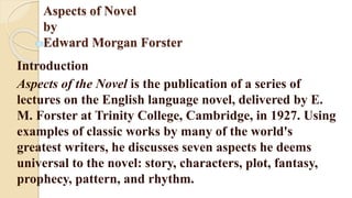 Aspects of novel | PPTX