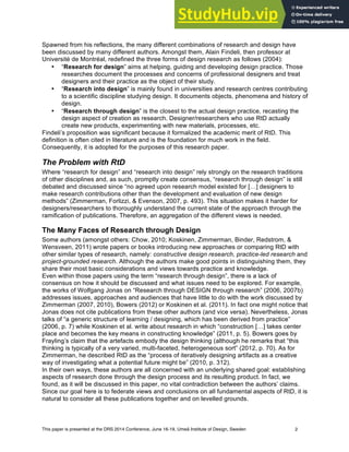 Aspects Of Research Through Design | PDF