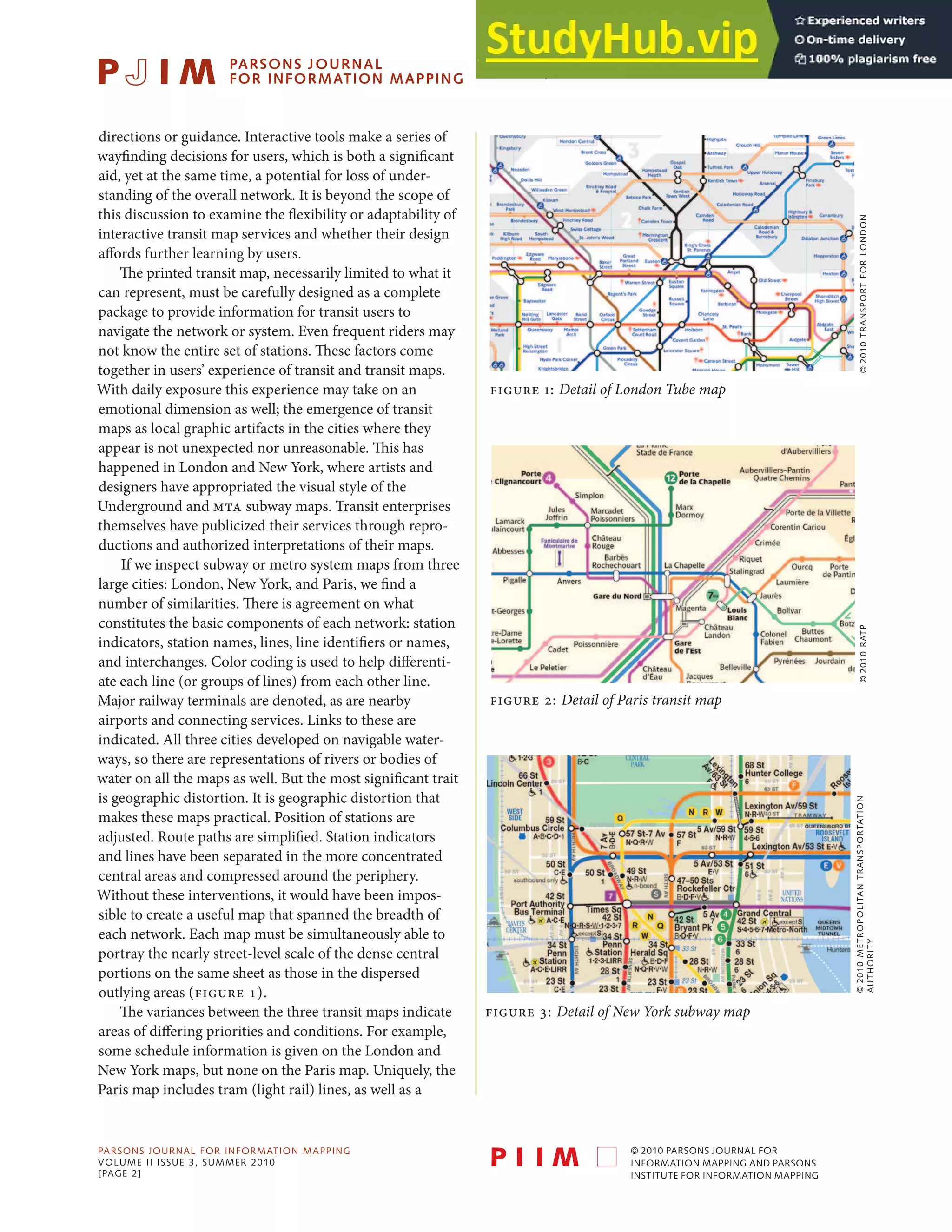 Aspects Of Transit Map Design | PDF