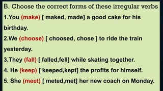 ASPECTS OF VERBS simple past tenseof regular and irregular verbs.pptx