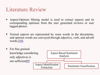 Aspects&opinions identification_opinion mining complete ppt | PPT