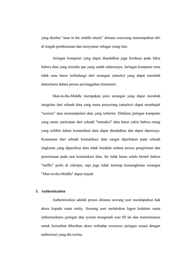 Aspek-Aspek Keamanan Jaringan | PDF