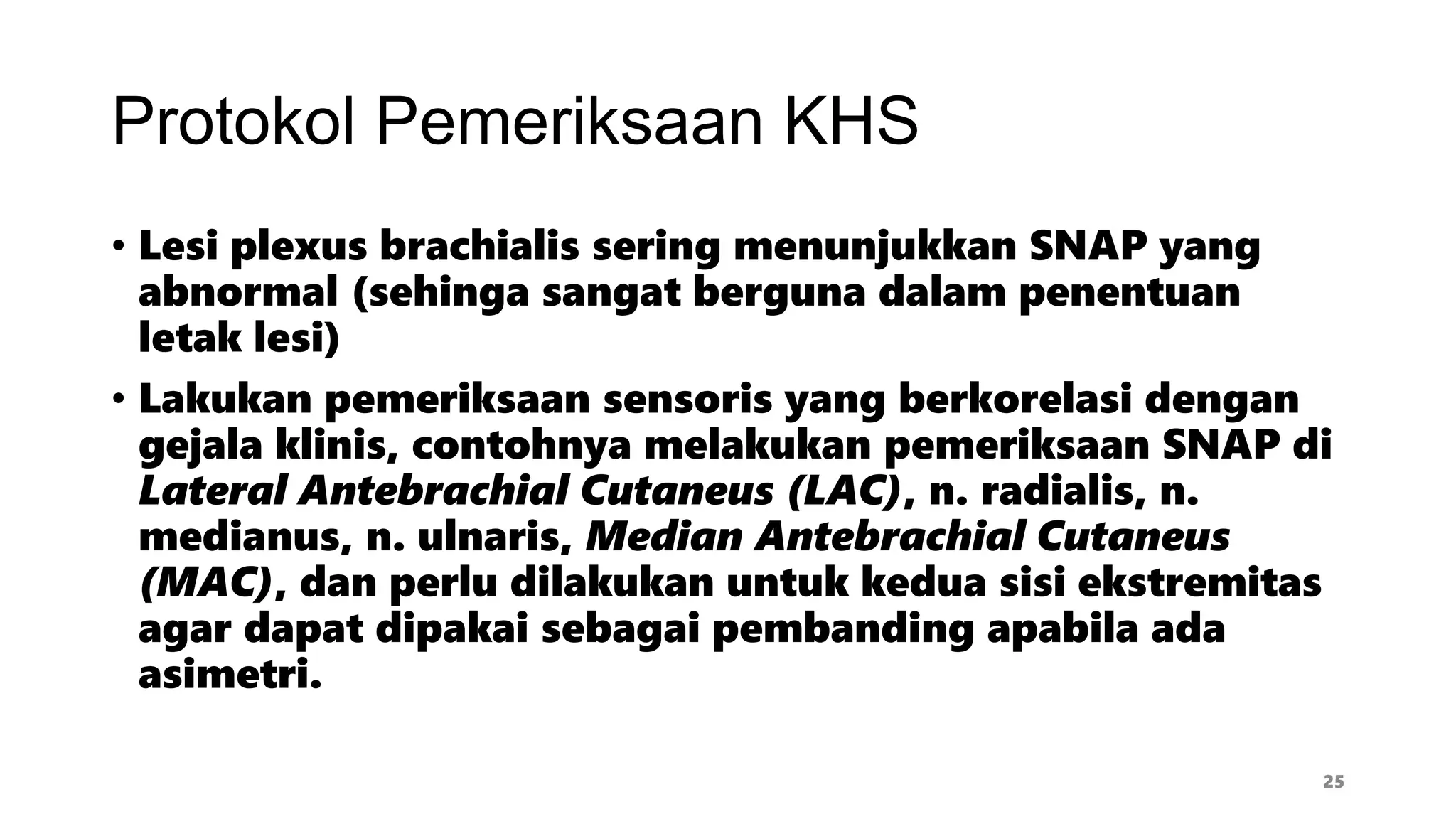 Aspek elektroneurofisiologis erb dan klumpke palsy | PPT
