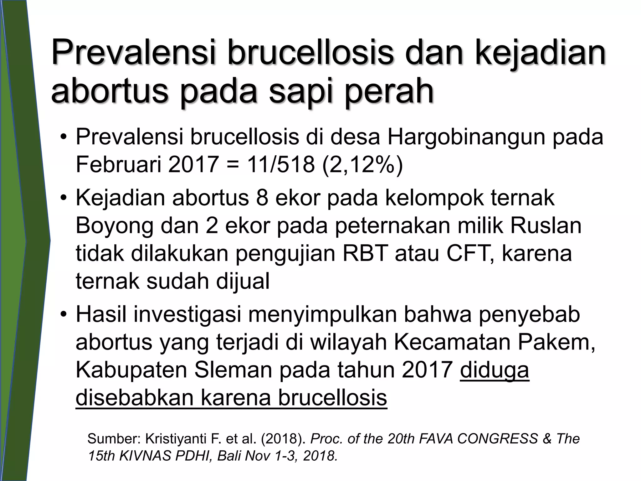 Aspek Epidemiologi dan Pengendalian Brucellosis - Ditkeswan ...