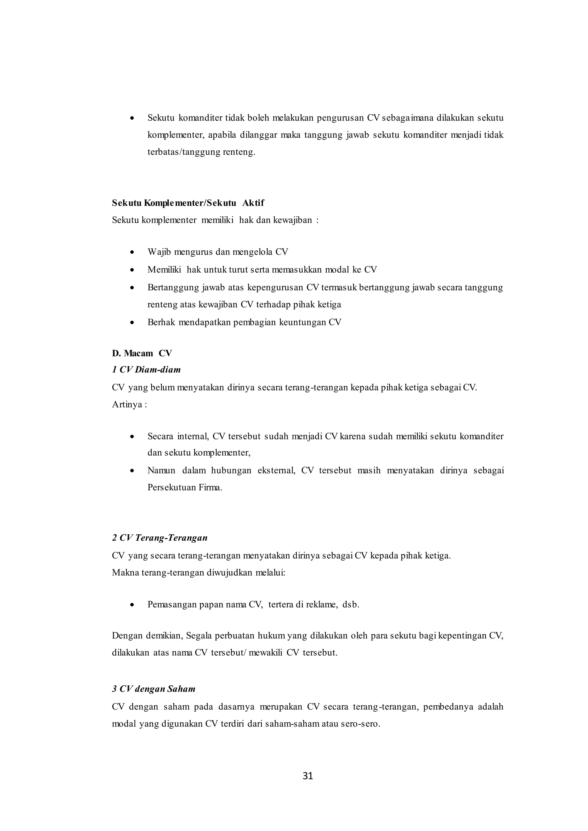 Aspek hukum dalam bisnis | DOCX