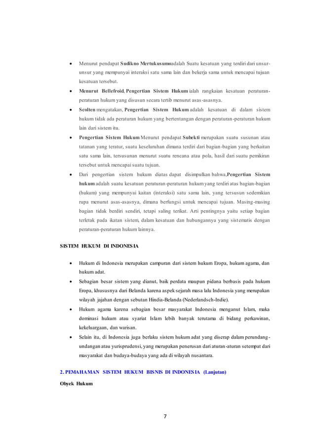 Aspek hukum dalam bisnis | DOCX