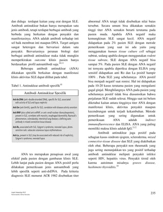 Aspek imunologi sle | PDF