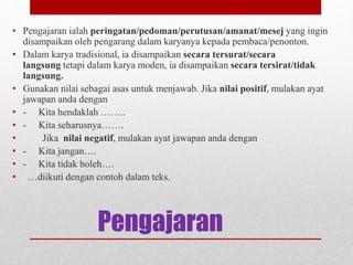 Aspek kesusasteraan melayu | PPTX