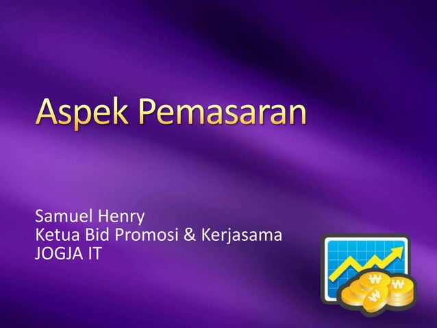 Aspek pemasaran | PPT