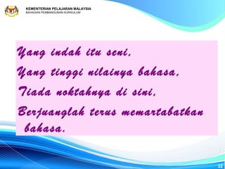 Aspek seni bahasa utama | PPT