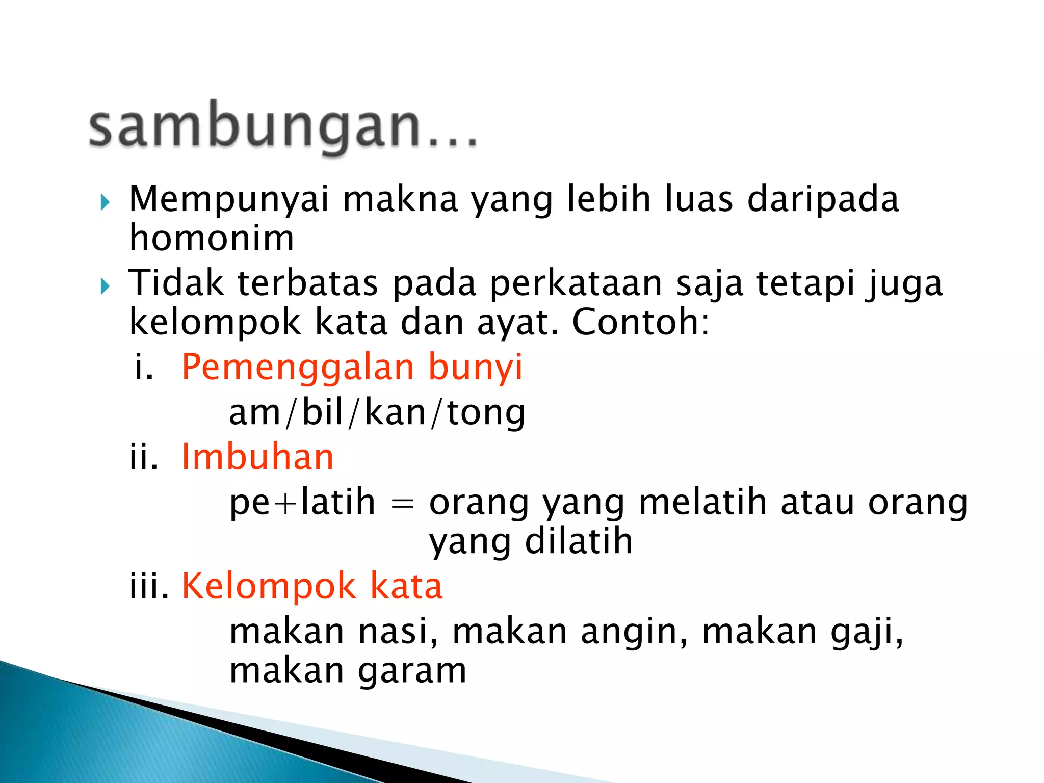 Aspek tatabahasa dan semantik peristilahan bm (iankaka') | PPTX