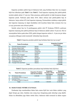 Aspek teknologi dan ekonomi pengolahan bijih besi di indonesia ...