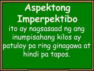 Aspekto ng Pandiwa | PPTX