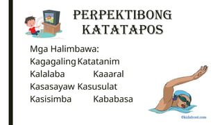 filipino 8 aspekto ng pandiwa Perpektibo,Imperpektibo, kontimplatibo | PPTX