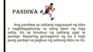 filipino 8 aspekto ng pandiwa Perpektibo,Imperpektibo, kontimplatibo | PPTX