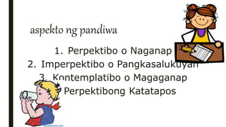 Aspekto ng pandiwa | PPTX