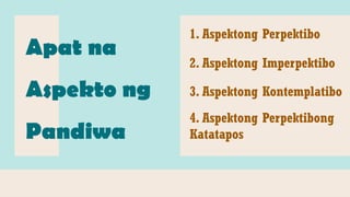 Aspekto ng Pandiwa Filipino Major Demo.pptx