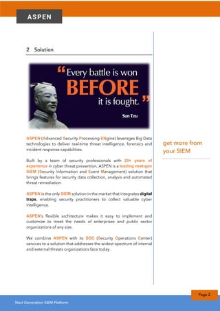 ASPEN Brochure | PDF