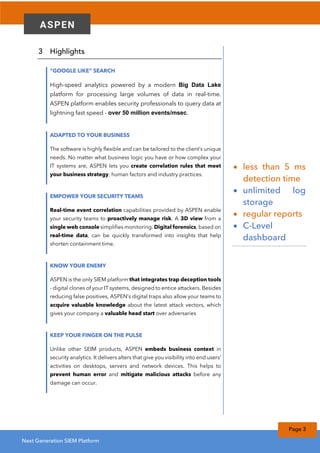 ASPEN Brochure | PDF