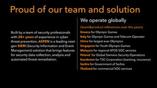 ASPEN - NEXT GENERATION SIEM | PDF