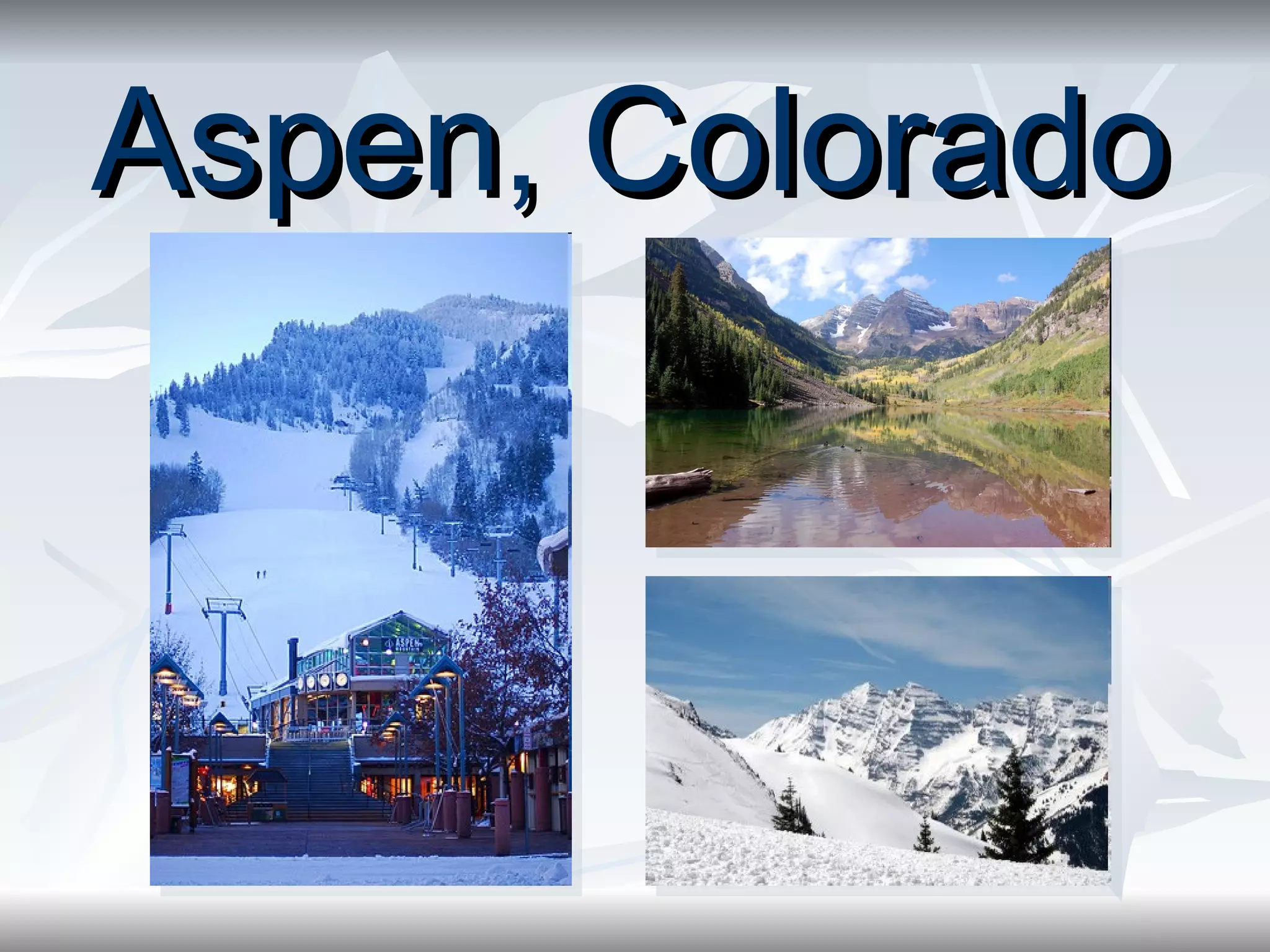 Aspen, colorado | PPT