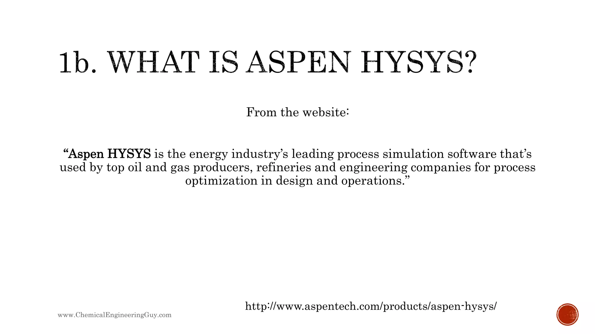 Aspen HYSYS - Petroleum Assays and Oil Characterization (Slideshare) | PPTX