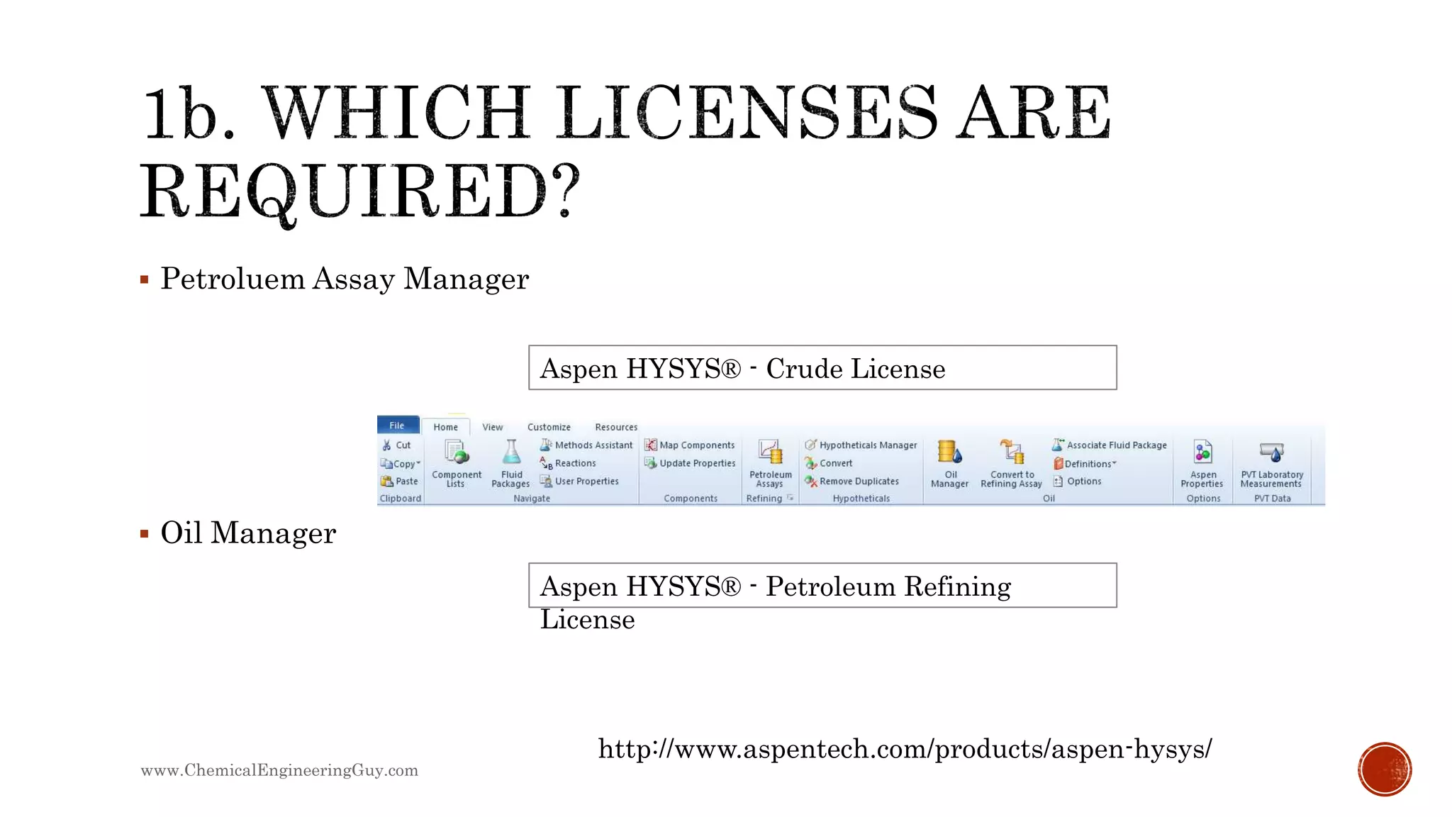 Aspen HYSYS - Petroleum Assays and Oil Characterization (Slideshare) | PPTX