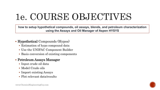 Aspen HYSYS - Petroleum Assays and Oil Characterization (Slideshare ...