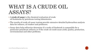 Aspen HYSYS - Petroleum Assays and Oil Characterization (Slideshare) | PPTX