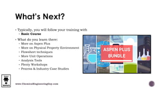 Aspen plus gettingstartedfreecourse | PDF