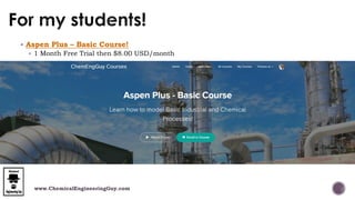 Aspen plus gettingstartedfreecourse | PDF
