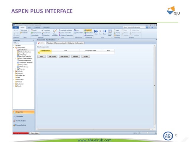 Aspen plus introduction
