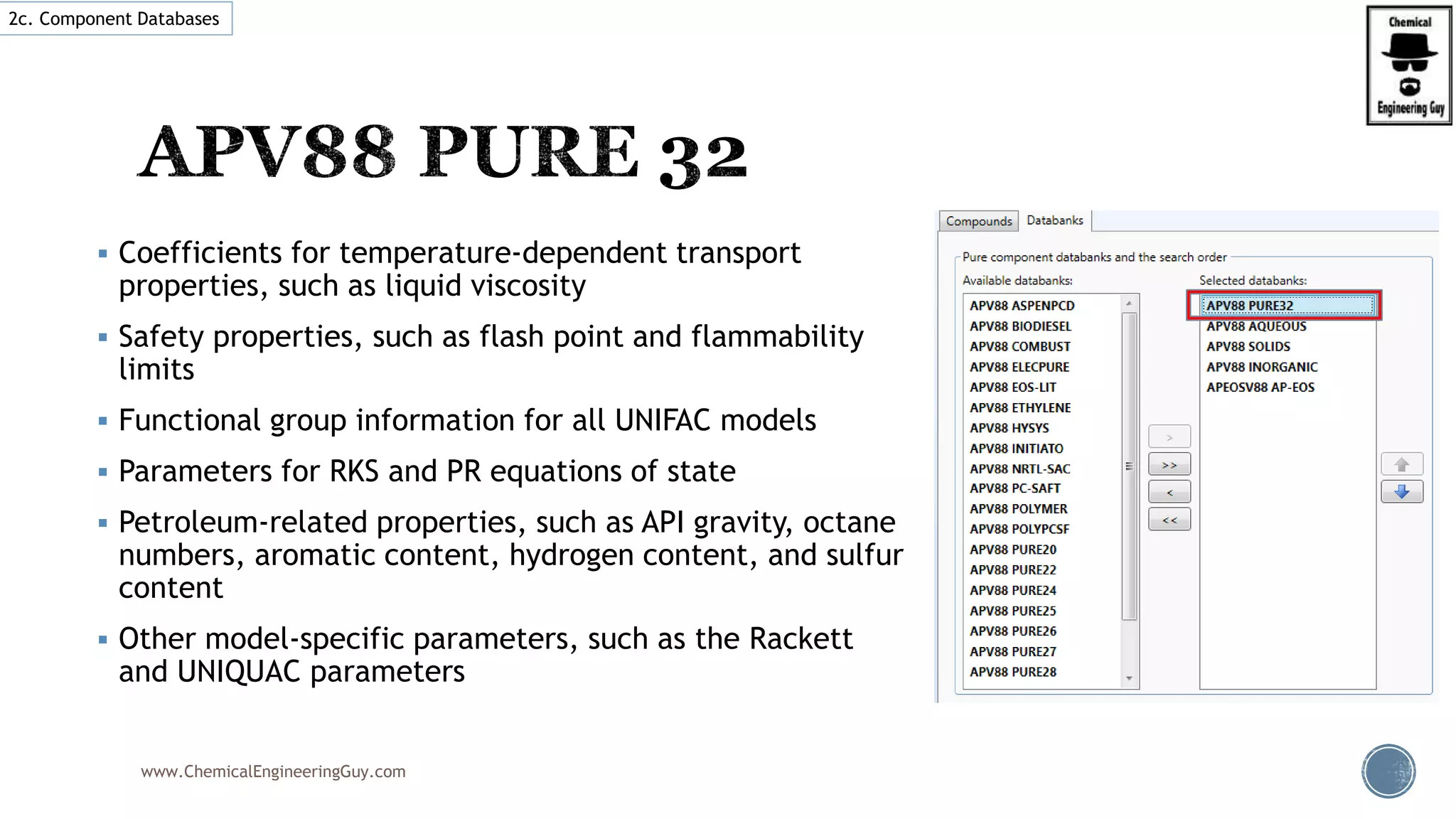 Aspen Plus - Physical Properties (1 of 2) (Slideshare) | PPTX | Chemistry | Science