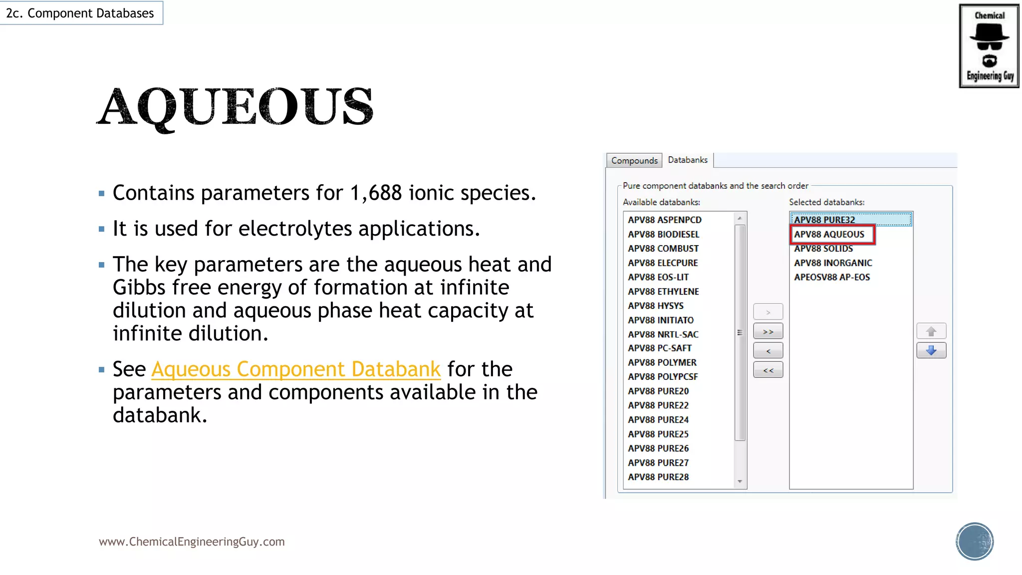 Aspen Plus - Physical Properties (1 of 2) (Slideshare) | PPTX | Chemistry | Science