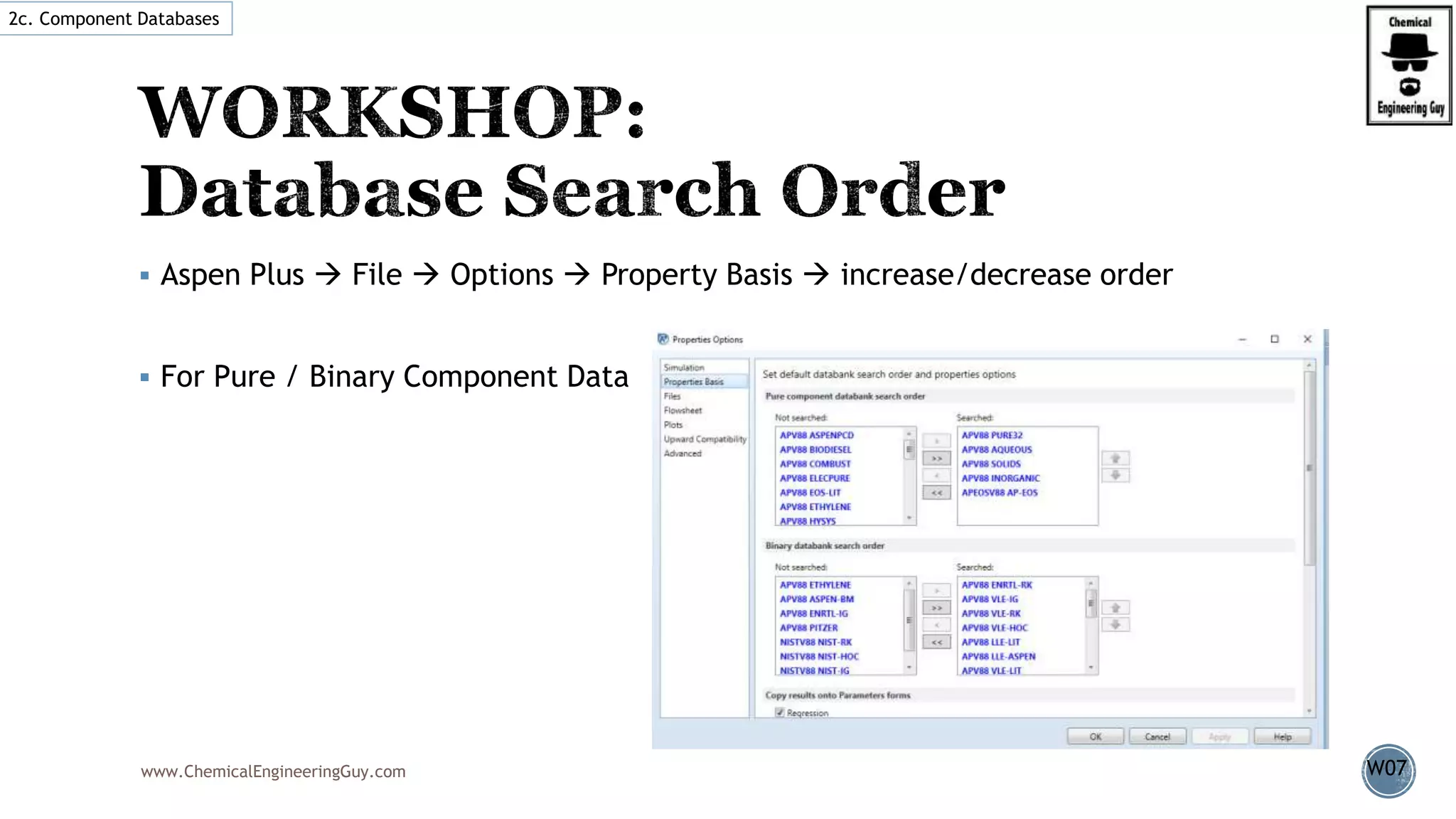 Aspen Plus - Physical Properties (1 of 2) (Slideshare) | PPTX | Chemistry | Science