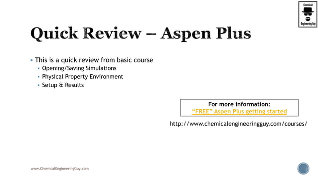 Aspen Plus - Physical Properties (1 of 2) (Slideshare) | PPTX ...
