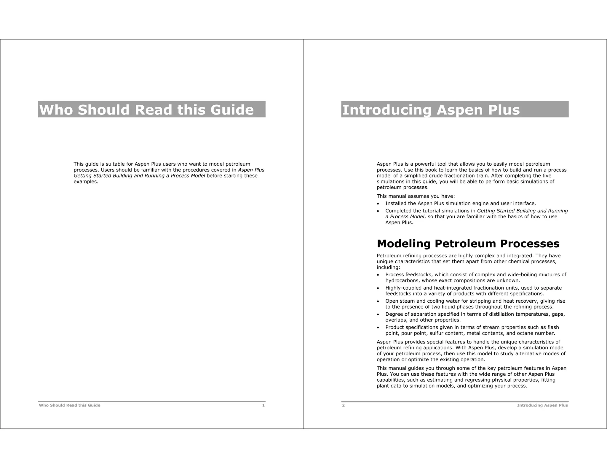 AspenPlusPetroleumV7_1-Start.pdf | Chemistry | Science