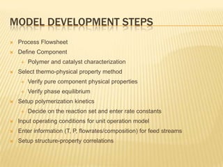 Aspen Polymer Project Implementation Overview | PPTX | Chemistry | Science