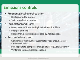 Process Ecology Reduces Emissions in Natural Gas Glycol Dehydration ...