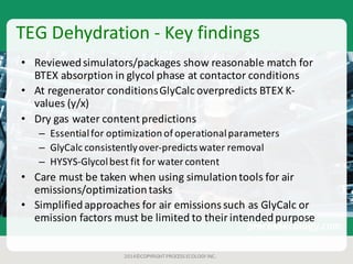 Process Ecology Reduces Emissions in Natural Gas Glycol Dehydration ...