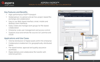 IBM Aspera - Moving the world’s data at maximum speed | PDF