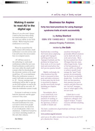 Asperger united-apr-2012 | PDF
