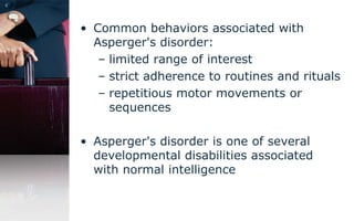 Asperger’s disorder | PPTX | Brain and Nervous System Disorders ...