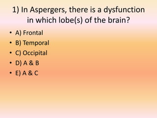Aspergers Power Point | PPTX